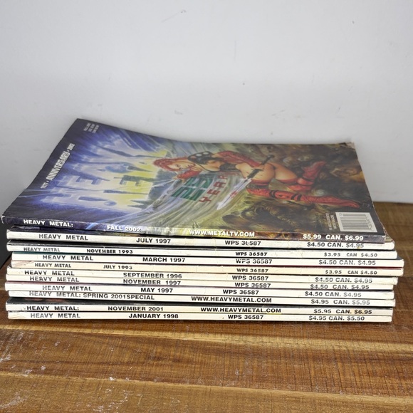 Heavy Metal | Other | Heavy Metal Magazine Collection Set Of 1 | Poshmark